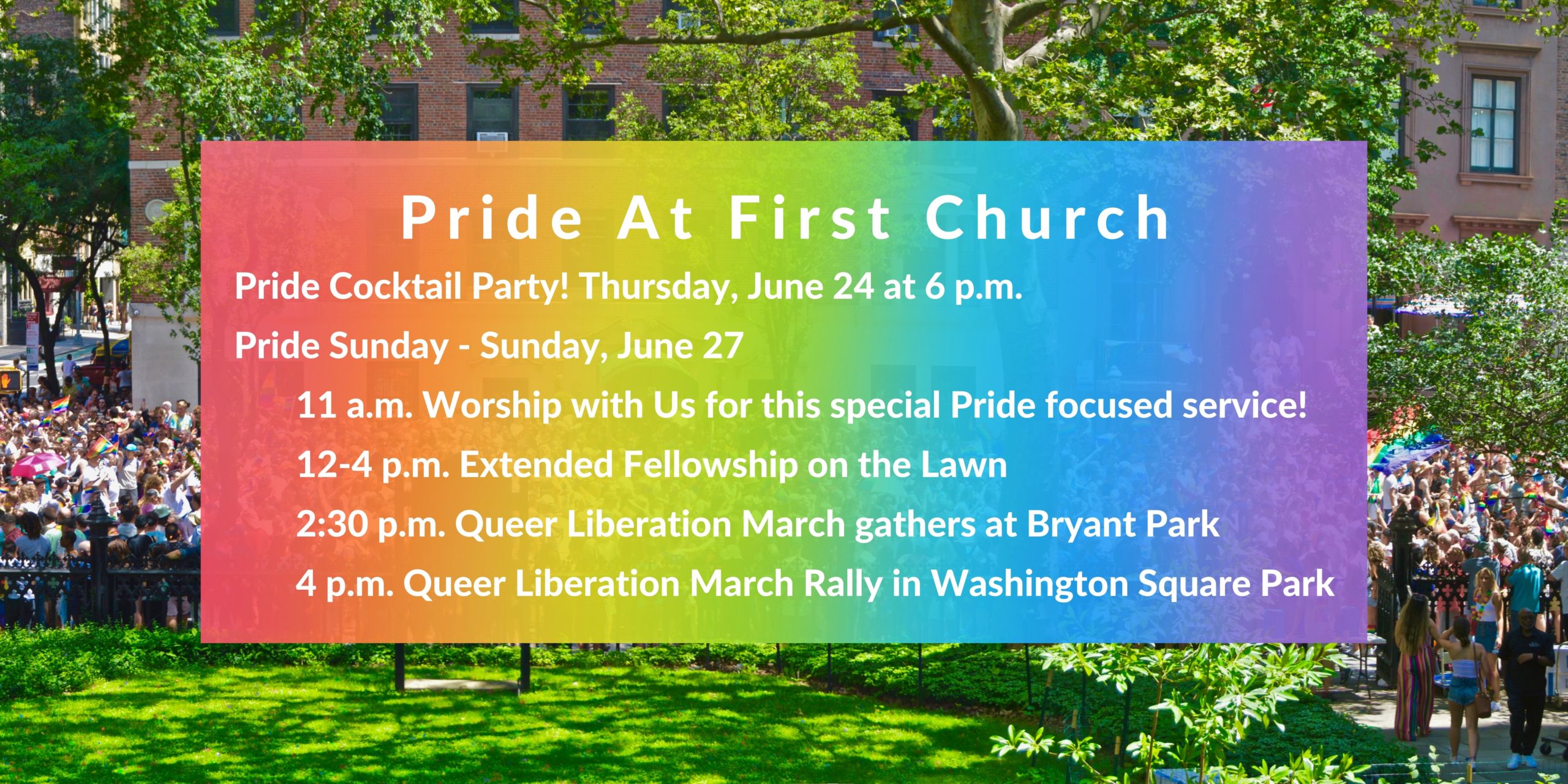 Pride 2021 - The First Presbyterian Church in the City of New York