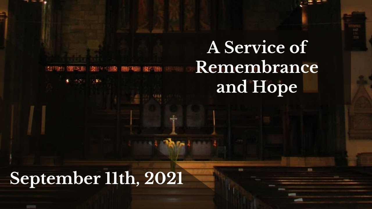 A Service of Remembrance and Hope - The First Presbyterian Church in ...